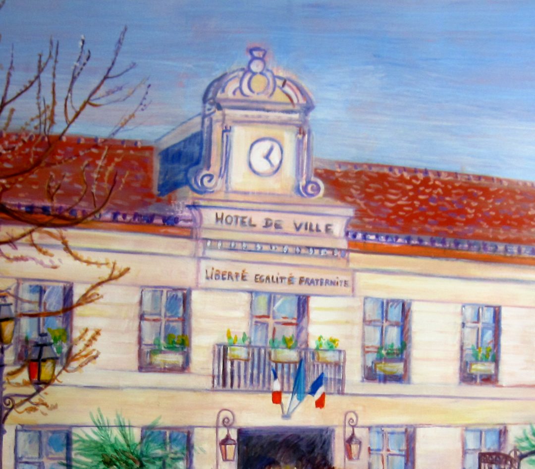 La Mairie de Pontoise. | Martine Farge de Rosny